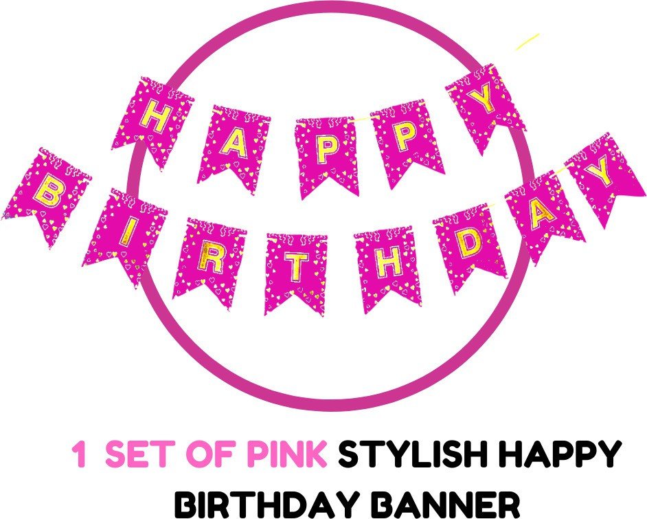 BubbleTrouble.in Happy Birthday Balloons Decoration Kit Combo ,13 ...