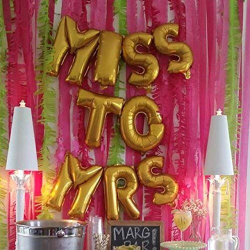 BubbleTrouble.in Miss To Mrs Balloons for Haldi Ceremony Decoration ...