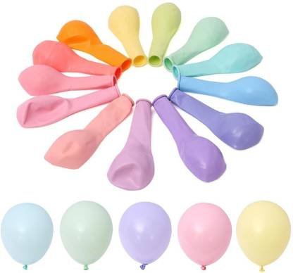 BubbleTrouble.in Solid Premium Quality Multicolored Pastel Macron ...